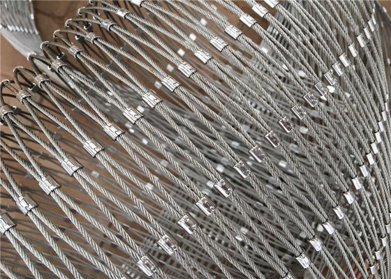 Ferruled Stainless Steel Bird Aviary Wire Mesh Netting