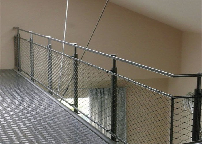 Excellent flexible Stainless Steel Rope Balcony Netting with Ferrule ...
