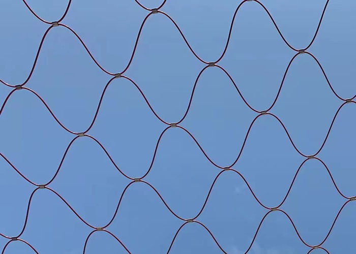 PVC Cable Mesh Railing Architectural Wire Netting Non Rusting