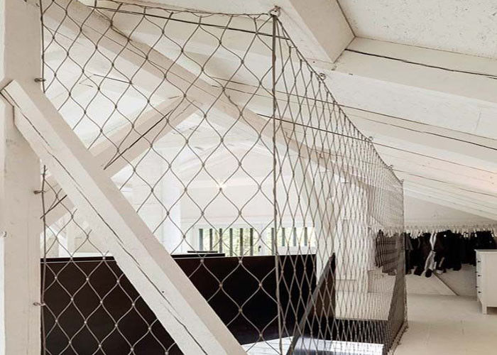 1.5mm Webnet Stainless Steel Mesh Railing Guard Bridge Stairway