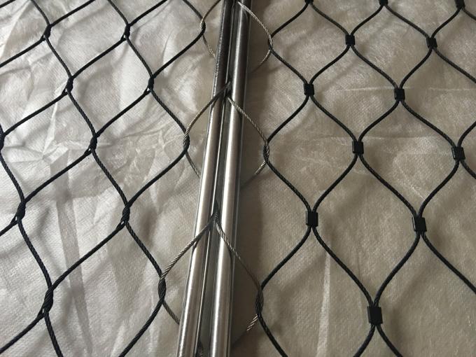 Rust Resistant Aviary Wire Netting , Black Oxide Stainless Steel Bird ...