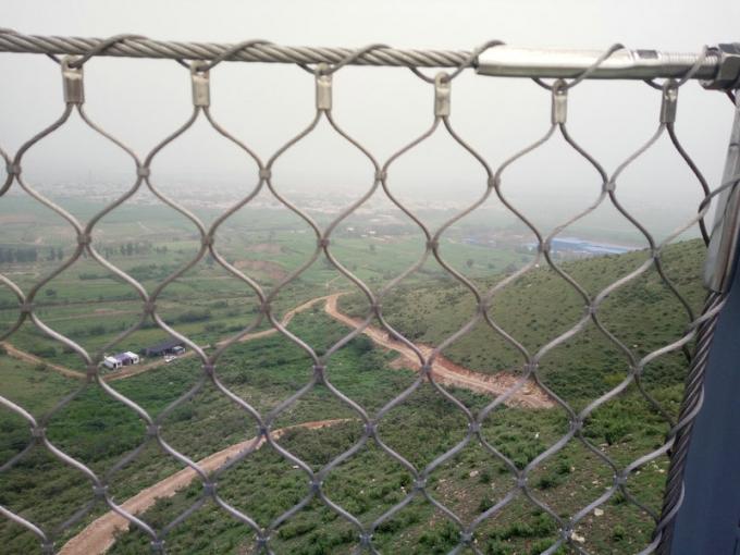 Tensile Knitted Stainless Steel Cable Netting Wire Mesh Horizontal ...