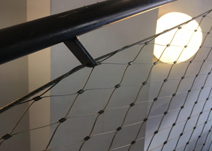 Knotted Type SS316 Wire Rope Mesh Fencing 1.2 mm to 4.0 mm CE SGS
