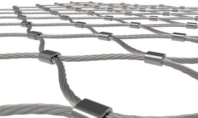 Light Weight Network 2.4mm Stainless Steel Wire Rope Mesh