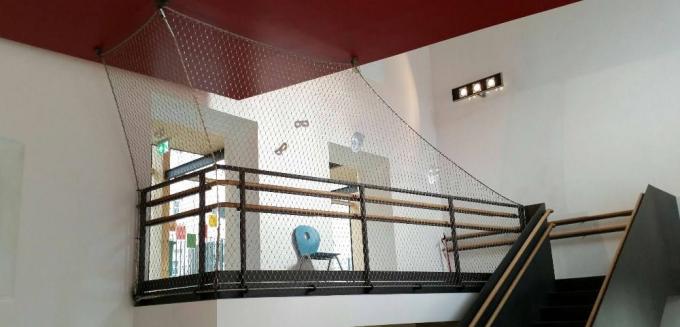 Non Rusting Steel Cable Mesh Balustrade Fencing Handrail Infill