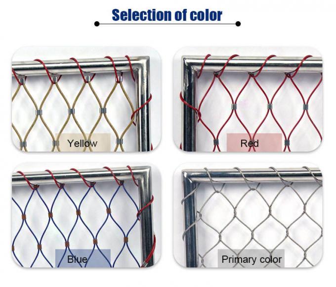 Non Rusting Steel Cable Mesh Balustrade Fencing Handrail Infill