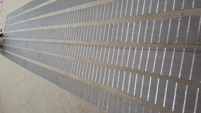 Ferrules Balustrade Fencing Stainless Steel Wire Rope Mesh 80*80 Mm Hole