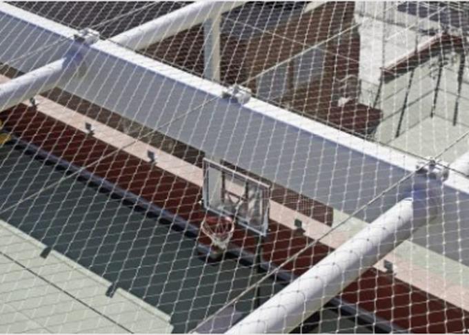 Hanging Safety 25x25mm Stainless Steel Cable Netting Flexibility Anti ...