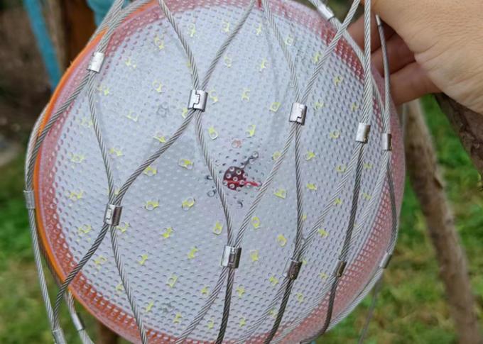 Dropped Objects Prevention Safety Nets Stainless Steel Wire Rope Mesh